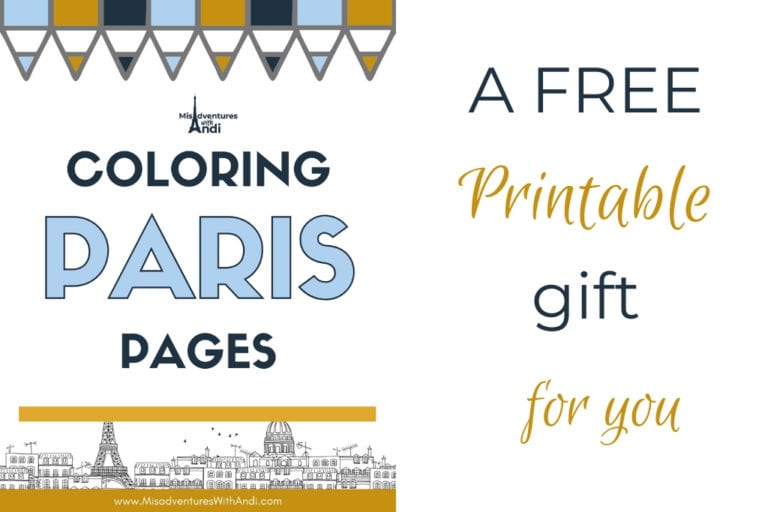Free Paris Coloring Pages - Misadventures with Andi