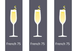 The French 75 Cocktail - Misadventures with Andi