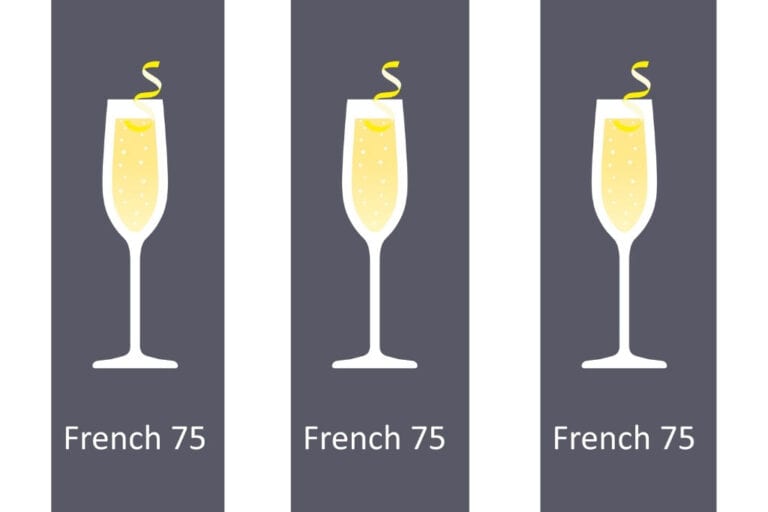 The French 75 Cocktail - Misadventures with Andi