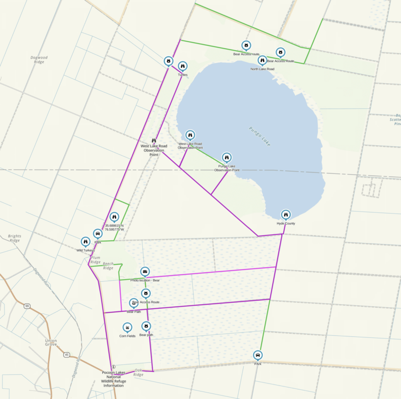 Pocosin Lakes National Wildlife Refuge: The Pungo Unit